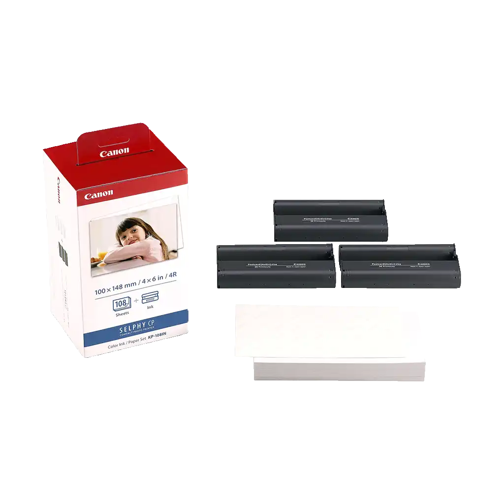 Ink Cassette/Paper Set KP-108IN (Postcard size) – Camera Pro